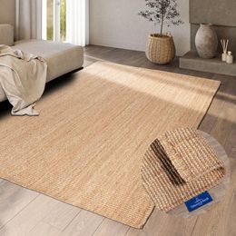 Villeroy & Boch Teppich &raquo;Rosalie Juteteppich&laquo; rechteckig 10 mm H&ouml;he L&auml;ufer, 100% Jute, Natur, Wohnzimmer, Esszimmer, Schlafzimmer, GRS beige Jute