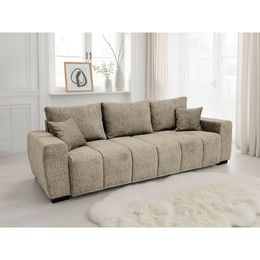 Home Affaire Schlafsofa &raquo;Bello&laquo; mit Bettfunktion, Bettkasten, Frei im Raum stellbar, Federkern 100% Polyester