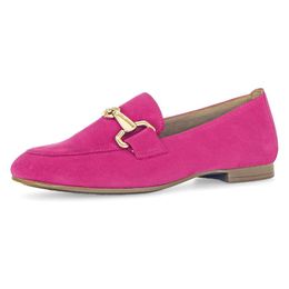 Gabor Herren Slipper , Loafer, Halbschuh, Businessschuh mit edler Zierschnalle pink 40