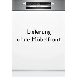Bosch teilintegrierbarer Geschirrsp&uuml;ler Serie 2 &raquo;SMI2HVS02E&laquo; 14 Ma&szlig;gedecke Flexibilit&auml;t dank VarioSchublade & h&ouml;henverstellbarer Oberkorb silber Home 
