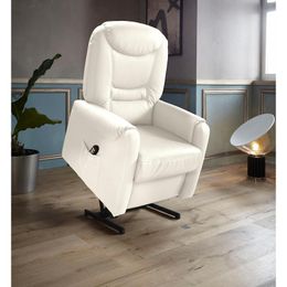 Sit & More sit&more TV-Sessel &raquo;Morten&laquo; in Gr&ouml;&szlig;e M, wahlweise mit Motor und Aufstehhilfe beige Luxus-Kunstleder;NaturLEDER (echtes Rindsleder);Luxus-Microfaser (