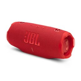 JBL Bluetooth-Lautsprecher &raquo;CHARGE 6&laquo; (Bluetooth Lautst&auml;rkeregelung 45 W) wasserdicht und sto&szlig;fest rot Robuster Tragegurt und integrierte Powerbank
