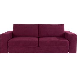 LOOKS by Wolfgang Joop 4-Sitzer &raquo;Looksv&laquo; Verwandlungssofa: aus Sofa wird Sofa mit 2 Hockern lila