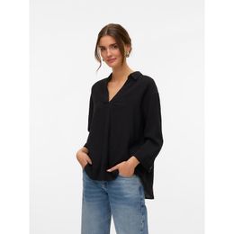 V&eacute;ro Moda Vero Moda Damen Shirtbluse &raquo;VMLINN 3/4 TOP WVN GA NOOS&laquo; schwarz XS