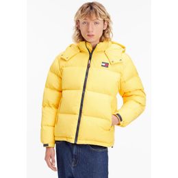 Tommy Jeans Damen &raquo;TJM ALASKA PUFFER&laquo; mit Kapuze mit Markenlabel gelb M