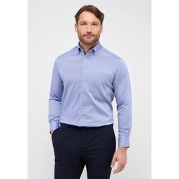 Eterna Herren Langarmhemd &raquo;COMFORT FIT&laquo; NON IRON (b&uuml;gelfrei) blau 44, Normalgr&ouml;&szlig;en