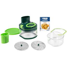Genius Zerkleinerer &raquo;Nicer Dicer Pegasus&laquo; Set 12-tlg., inkl. Beh&auml;lter u. Deckel gr&uuml;n