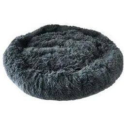 Hundebett Jimmy flauschig anthrazit 80 x 18 cm Hunde Bett Kissen Schlafplatz
