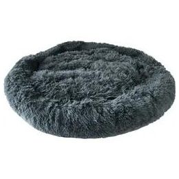Hundebett Jimmy flauschig grau 100 x 16 cm Hunde Bett Kissen Schlafplatz