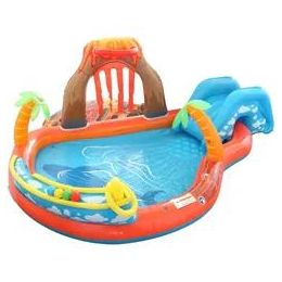 Bestway Wasser Spielcenter Lava Lagune 265 x 265 x 104 cm mit Zubeh&circ;r