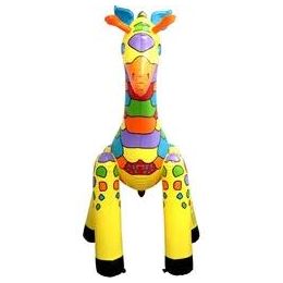Bestway Bunte Jumbo Giraffe Wasserspr ̧her 1,98 m H&circ;he