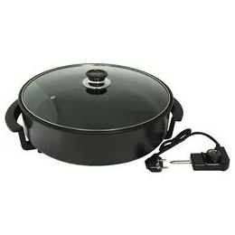 GOURMETmaxx Elektrische Partypfanne &yuml; 40 cm 1500 Watt Paella Pizza Pfanne