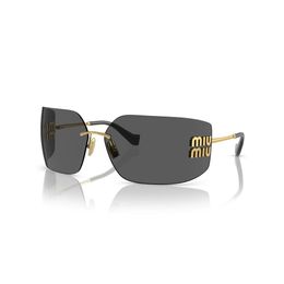 Miu Miu Sunglasses 'Miu Miu Occhiali da Sole MU54YS 5AK5S0 Oro/Grigio Scuro Donna' female Gold size Onesize
