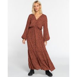 Billabong Damen Maxikleid &raquo;Good Day&laquo; braun XS, US-Gr&ouml;&szlig;en