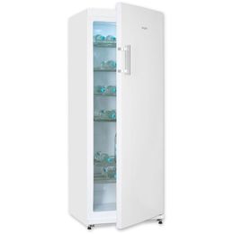 Exquisit Getr&auml;nkek&uuml;hlschrank &raquo;GKS31-V-H-280E weiss&laquo; 163 cm hoch 60 cm breit silber