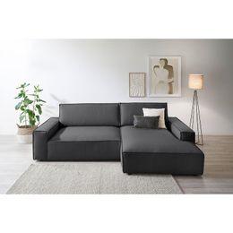 Home Affaire &raquo;NEU: SHERWOOD XXL 284, Big-Sofa L-Form, tiefe Sitzfl&auml;che 95 cm, Cord&laquo; Recamiere rechts/links, als Schlafsofa stellbar, Cord u. 