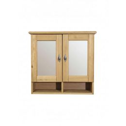 OTTO home Badezimmerspiegelschrank &raquo;Rauna&laquo; aus massiver Kiefer, Breite 64 cm, mit Spiegel, made in EU Massivholz