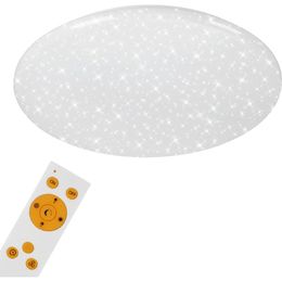 Briloner Leuchten LED Deckenleuchte &raquo;3368016 VERB&laquo; LED-Board Kaltwei&szlig; Neutralwei&szlig; Tageslichtwei&szlig; Warmwei&szlig; CCT, dimmbar &uuml;ber Fernbedienung, Nachtlichtfunktion, wei&szlig; 