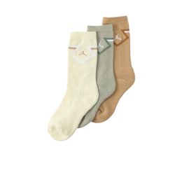 Jordan Socks 'DIAMOND' girl Beige, Brown, Green size 9-11Y