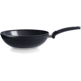 Fissler Wok &raquo;Ceratal Orbit Black&laquo; Aluminium 1 Stk. tlg. ges&uuml;nderes Kochen mit Antihaft-Effekt, hergestellt ohne PFAS/PTFE schwarz