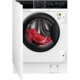 AEG Einbauwaschmaschine 8000 &raquo;LR8BI7480&laquo; 8 kg 1400 U/min PowerClean: Vollst&auml;ndige Fleckenentfernung in 59 Min. bei nur 30 &deg;C wei&szlig; PowerClean 59 Min.- 