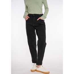 Haily's Haily&rsquo;s Damen HaILY&rsquo;S High-waist-Jeans &raquo;LG HW C JN Mirell&laquo; mit Gummizug am Bund schwarz L (40), N-Gr