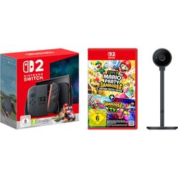 Spielekonsole &raquo;Switch 2 (Mario Kart World Bundle) + Mario Party Jamboree + Kamera&laquo; 256 GB schwarz Stereo-Lautsprecher: Die unabh&auml;ngige Geh&auml;usestruktur