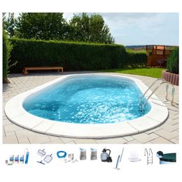 my POOL BWT Ovalpool &raquo;PREMIUM mit sandfarbener Innenfolie&laquo; H&ouml;he 150 cm, in verschiedenen Gr&ouml;&szlig;en beige