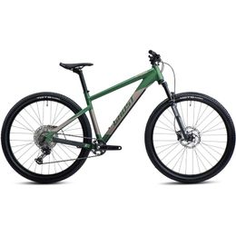 GHOST Mountainbike &raquo;Nirvana Tour SF Essential&laquo; 12 Gang Shimano XT RD-M8100 Schaltwerk Kettenschaltung f&uuml;r Damen und Herren, Kettenschaltung gr&uuml;n 