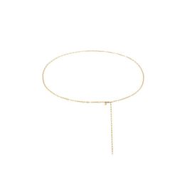 Elli Premium Damen Bauchkette &raquo;Taillenkette Body Chain Gliederkette 925 Silber&laquo; gold