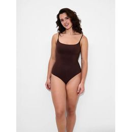 Cfab By Creamy Fabrics Shaping Bodysuit 'Cami Bodysuit mit String' female Brown size 2XL