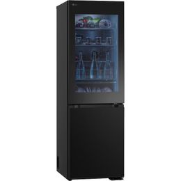 LG K&uuml;hl-/Gefrierkombination InstaView &raquo;GBG5160CEV&laquo; 186 cm hoch 59,5 cm breit silber DoorCooling+ : Mehr Frische durch schnellere und gleichm&auml;&szlig;igere 
