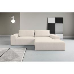 WERK2 Ecksofa &raquo;Rio, elegant & bequem, Breite 262 cm, L-Form&laquo; Puristisches Design mit maximalem Komfort 100% Polyester