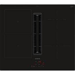 Siemens Kochfeld mit Dunstabzug &raquo;ED611BS16E&laquo; Integr. Abzug & Kombi-Induktion f&uuml;r gro&szlig;es Kochgeschirr schwarz Kochfeld mit Dunstabzug