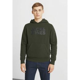 Jack & Jones Jack & Jones Junior Jungen &raquo;JJECORP mit Druck, K&auml;ngurutasche, pflegeleicht&laquo;, Baumwollmischung, regular fit 128
