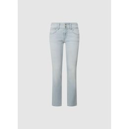 Pepe Jeans Damen &raquo;SLIM JEANS LW&laquo; mit doppeltem Knopfverschluss blau 33, L&auml;nge 34
