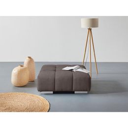 COTTA Hocker &raquo;Orion&laquo; grau 100% Polyester