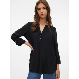 V&eacute;ro Moda Vero Moda Damen Blusenshirt &raquo;VMANI LS TOP WVN GA NOOS&laquo; schwarz XS