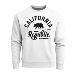 Neverless Sweatshirt 'California' male White size 3 XL