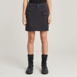 G-Star Raw G-Star Damen G-STAR Minirock &raquo;Cargo Mini Skirt&laquo; mit aufgesetzten Taschen blau 26