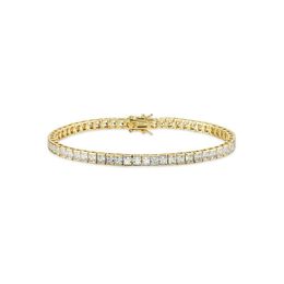 Bruno Banani Damen Armband &raquo;Schmuck Geschenk Silber 925 Armschmuck Armkette Tennisarmband Gold&laquo; mit Zirkonia (synth.) gold