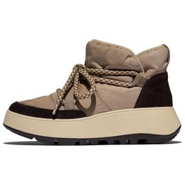 fitflop Damen Winterboots &raquo;F-MODE&laquo; Snowboots, Schlupfboots mit Plateau braun 36