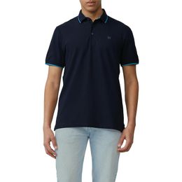 s.Oliver Herren s.Oliver Poloshirt mit Kontrast-Details blau L