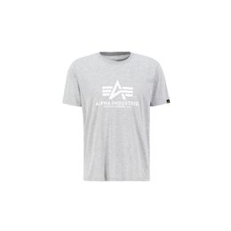 Alpha Industries Herren &raquo;Basic T-Shirt BL&laquo; grau XXL