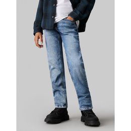 Calvin Klein Jeans Kinder Straight-Jeans &raquo;Reg Straight Wash Blue Hero Cf&laquo; f&uuml;r Kinder bis 16 Jahre im 5-Pocket-Style blau 8 (128), N-Gr