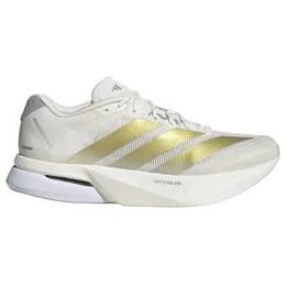 Adidas Laufschuhe Adizero Boston 13 (D&auml;mpfung) weiss/gold Herren
