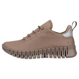 Ecco Sneaker Gruuv Lea GTX (Ecco-Leder) braun Damen