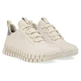 Ecco Sneaker Gruuv Lea GTX (Ecco-Leder) limestone Damen
