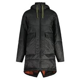 maloja Wintermantel MarcenaM Urban Puffer Coat (winddicht, Primaloft&reg; Bio Wattierung) schwarz Damen