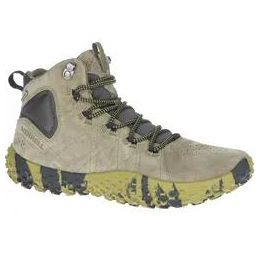 Merrell Sneaker Wrapt Mid WP (Minimal-Laufschuhe, Leder, wasserdicht) olivegr&uuml;n Herren